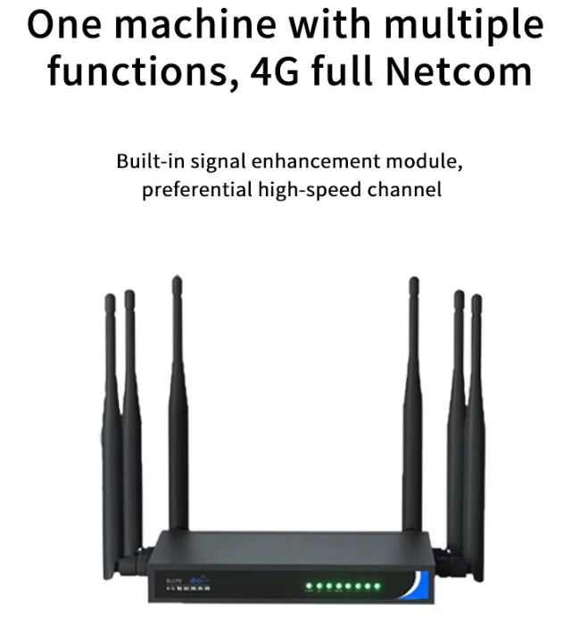 4g Lte Router Five Network Port Single Frequency High Speed And Smooth ...