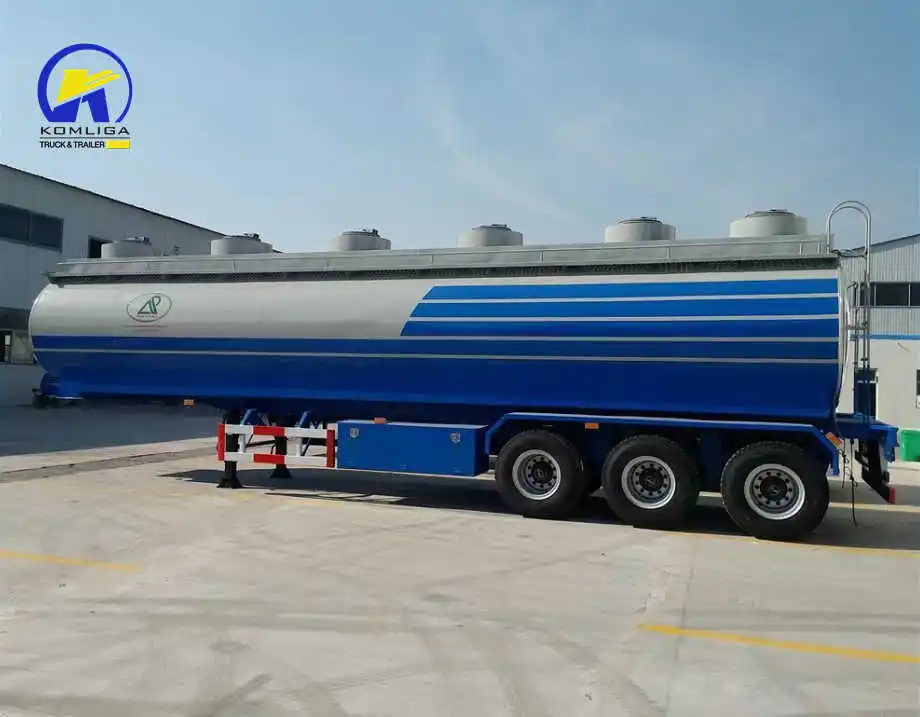 Hot Sale Vegetable Food Oil diesel Crude Fuel Tanker Semi Trailer ...