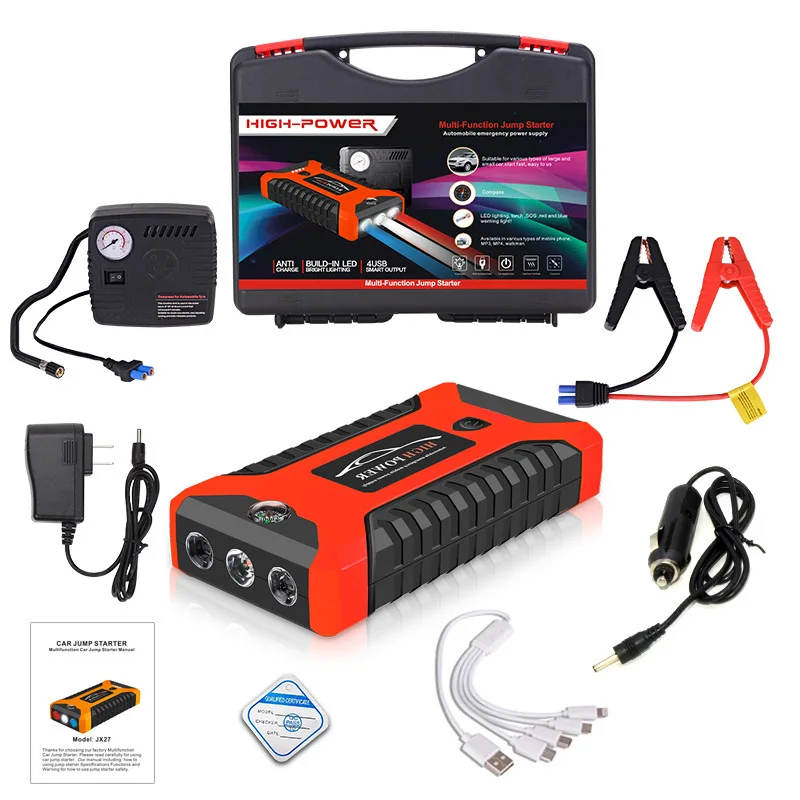 Jump Starter High Power Car Jump Starter Power Bank Multi-Function ...