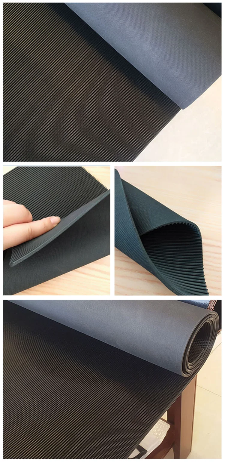 Customizable Safety 5mm Thickness 15kv Insulation Rubber Mats Anti Spin ...