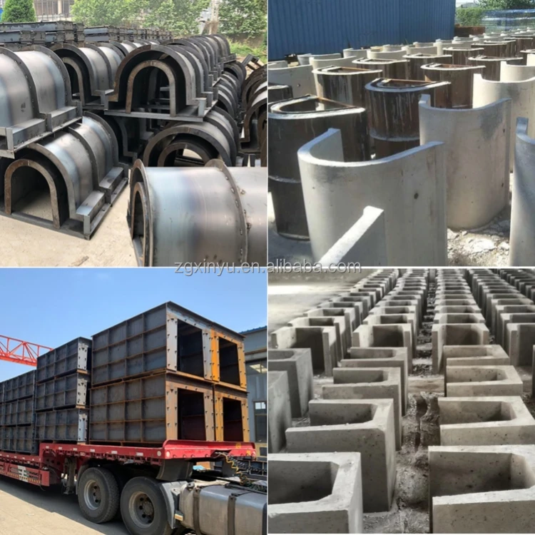 Precast Concrete U Drain Molds - Durable & Customizable