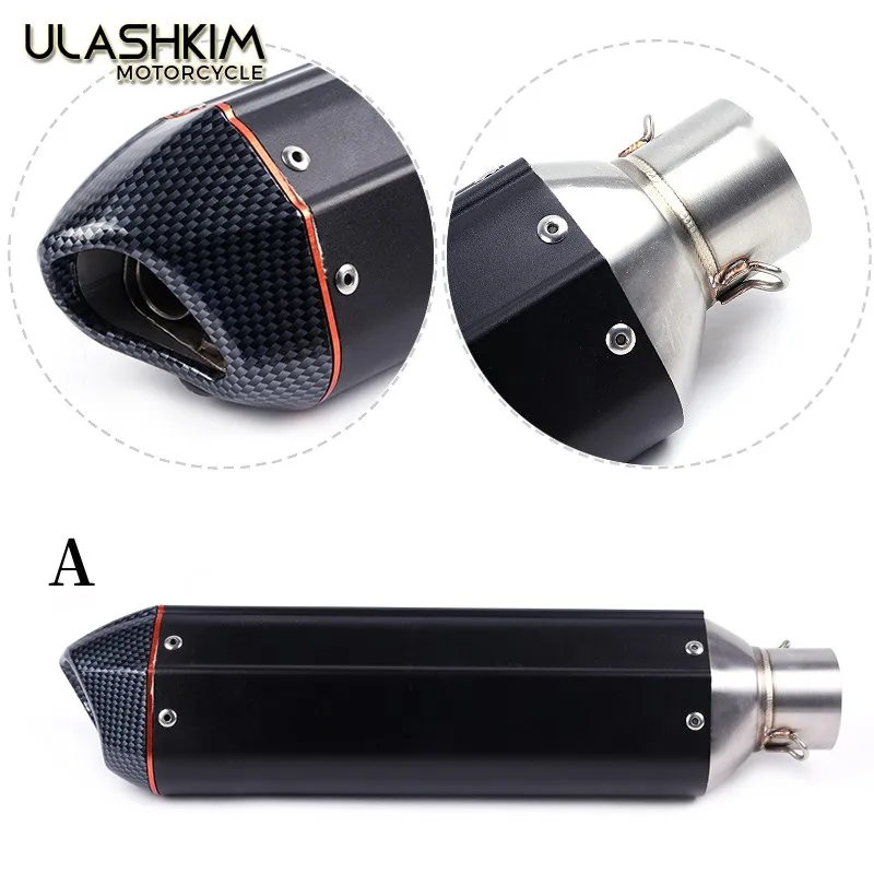 Modify Motocross Exhaust Muffler Universal Motorcycle Exhaust Fz6 ...