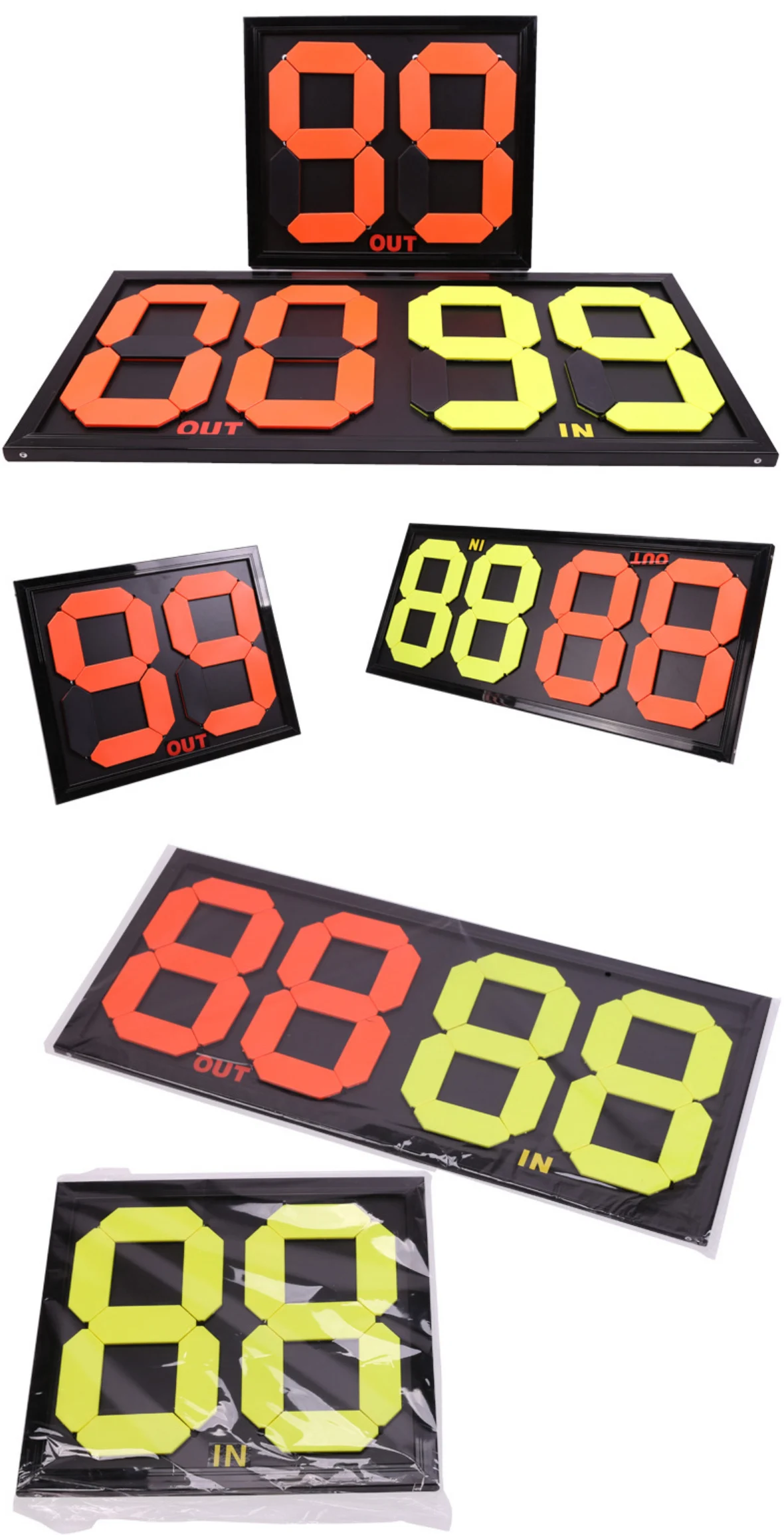 Durable Digital Soccer Game Scoreboard & Substitution Board - OEM Available