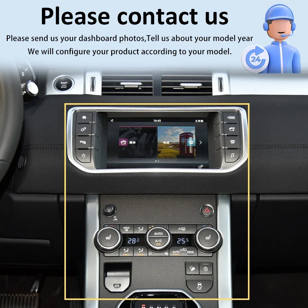 Android 12 Head Unit Dual System for Range Rover Evoque L538 2012-2018 ...