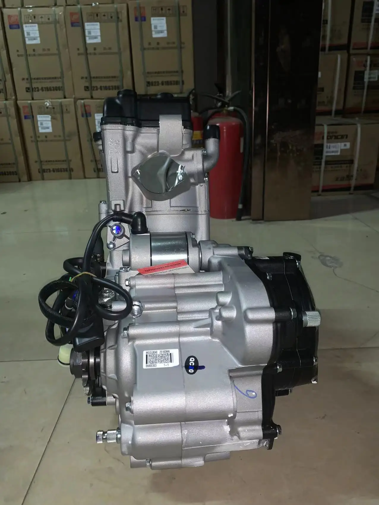 Atv Engine Zongshen Nc450 Carburetor Version 4-valve 6-speed ...