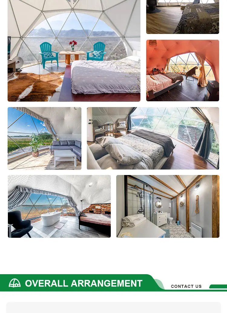 5x5m Igloo 40ft Glamping Pc Frameless Design Concert American Vinyl ...