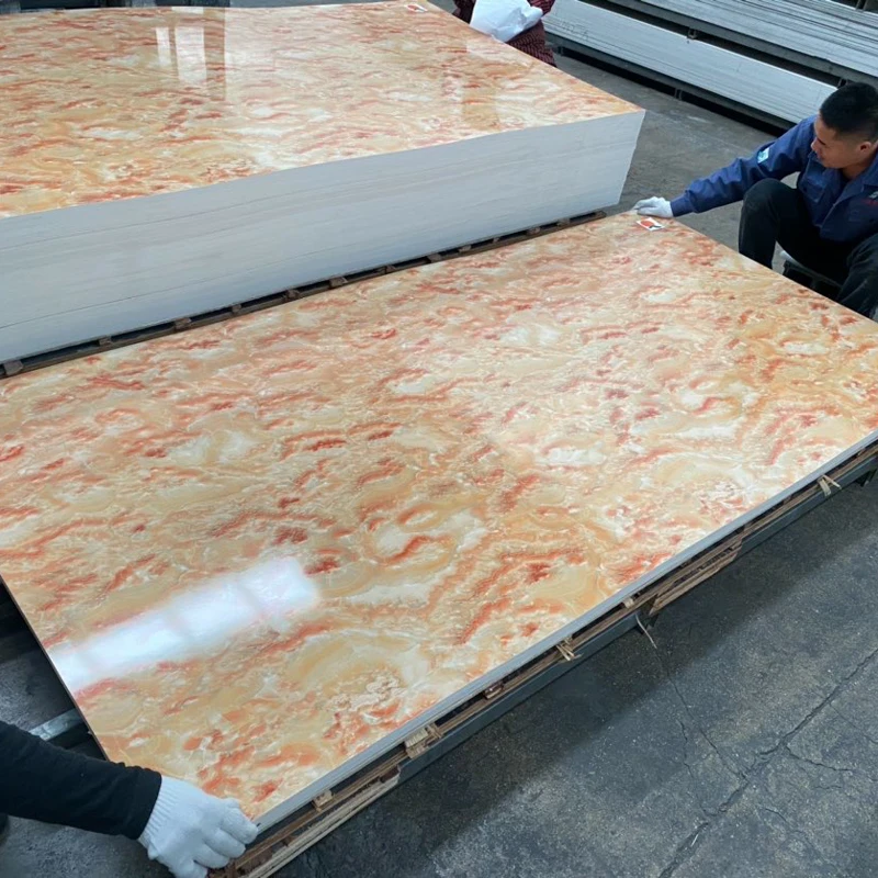 High Gloss Waterproof Plastic Wall Panels - Eco-friendly