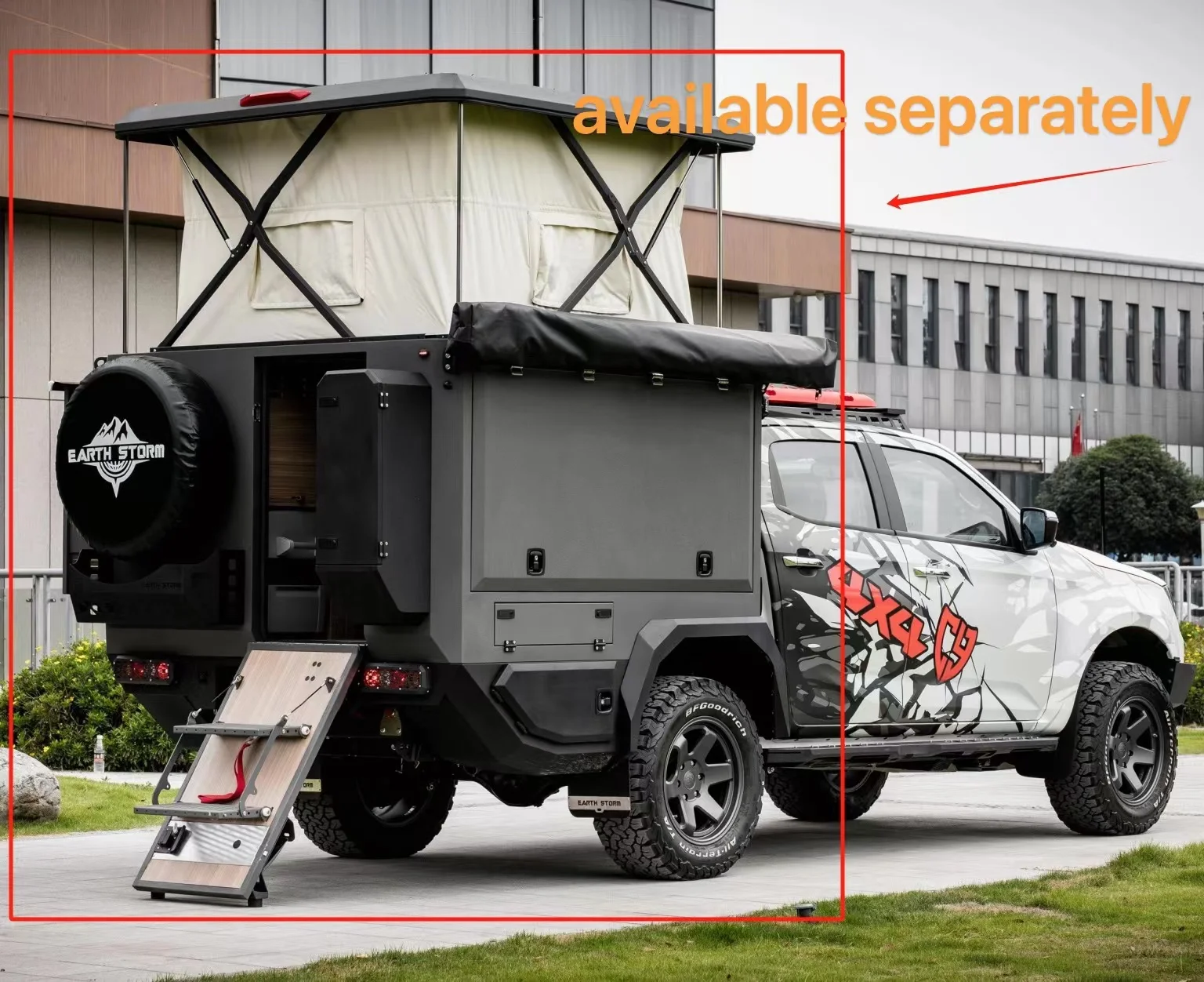 Direct Selling Lightweight Hardtop Camper Hybrid Caravan Pickup Truck ...