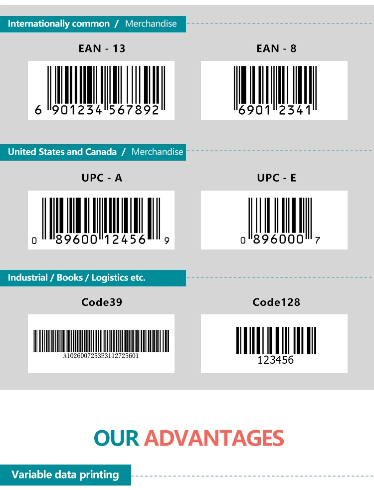 Custom Print Matte Silver Heat Resistant Barcode Sticker Labels Heat ...
