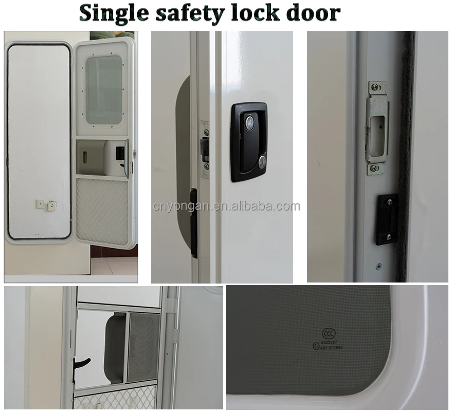 Wholesale Rv Doors and windows Customizable Card Swipe Caravan Door ...