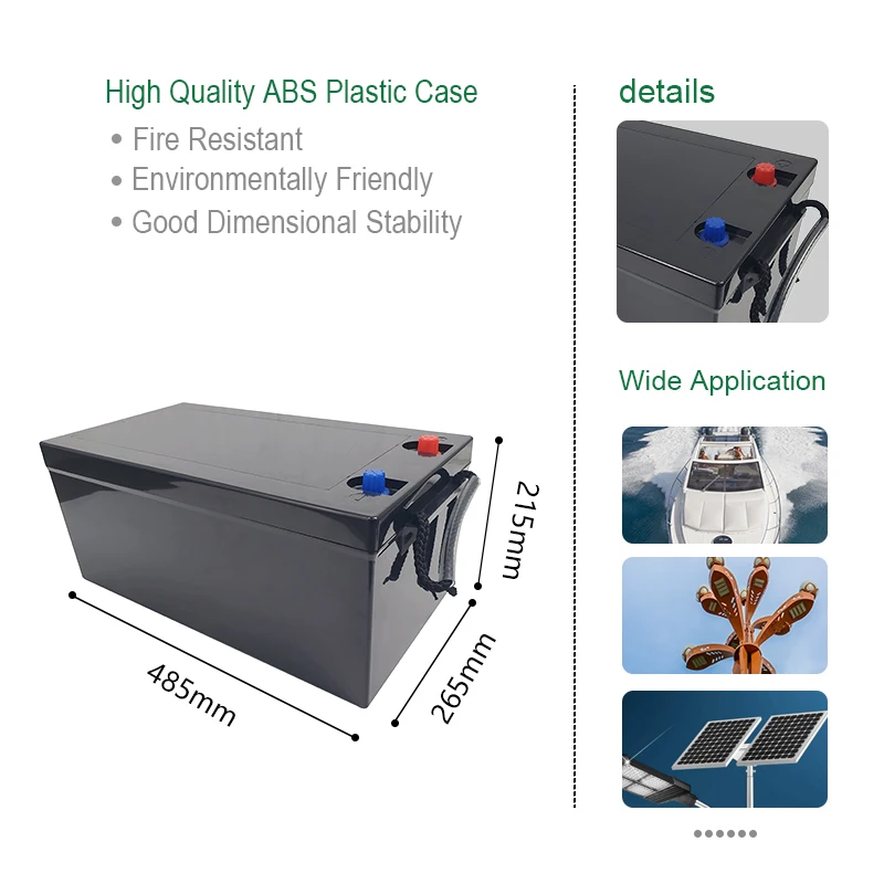 Rechargeable Lifepo4 Battery Smart Blue-tooth App 12v100ah 150ah 200ah ...