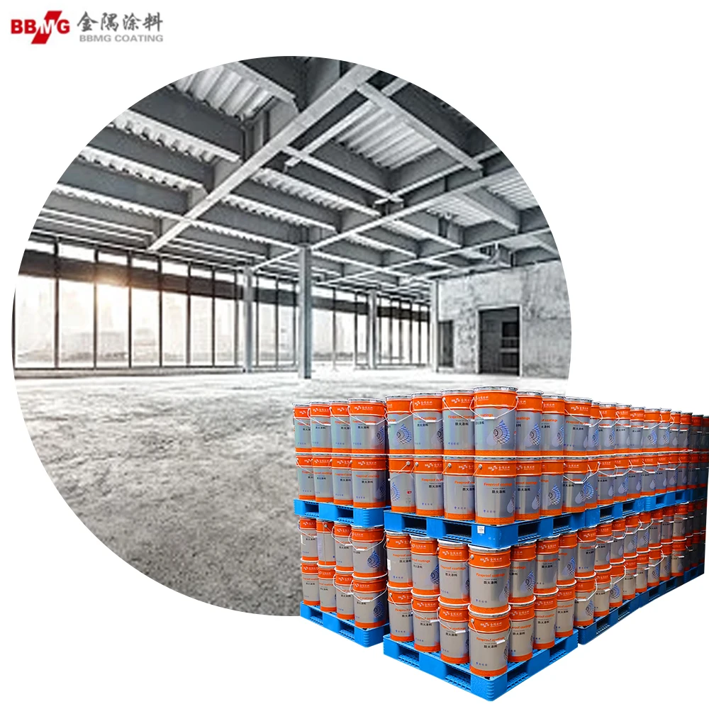 Water Based Fire Retardant Fireproof Intumescent Coating And Fireproof ...