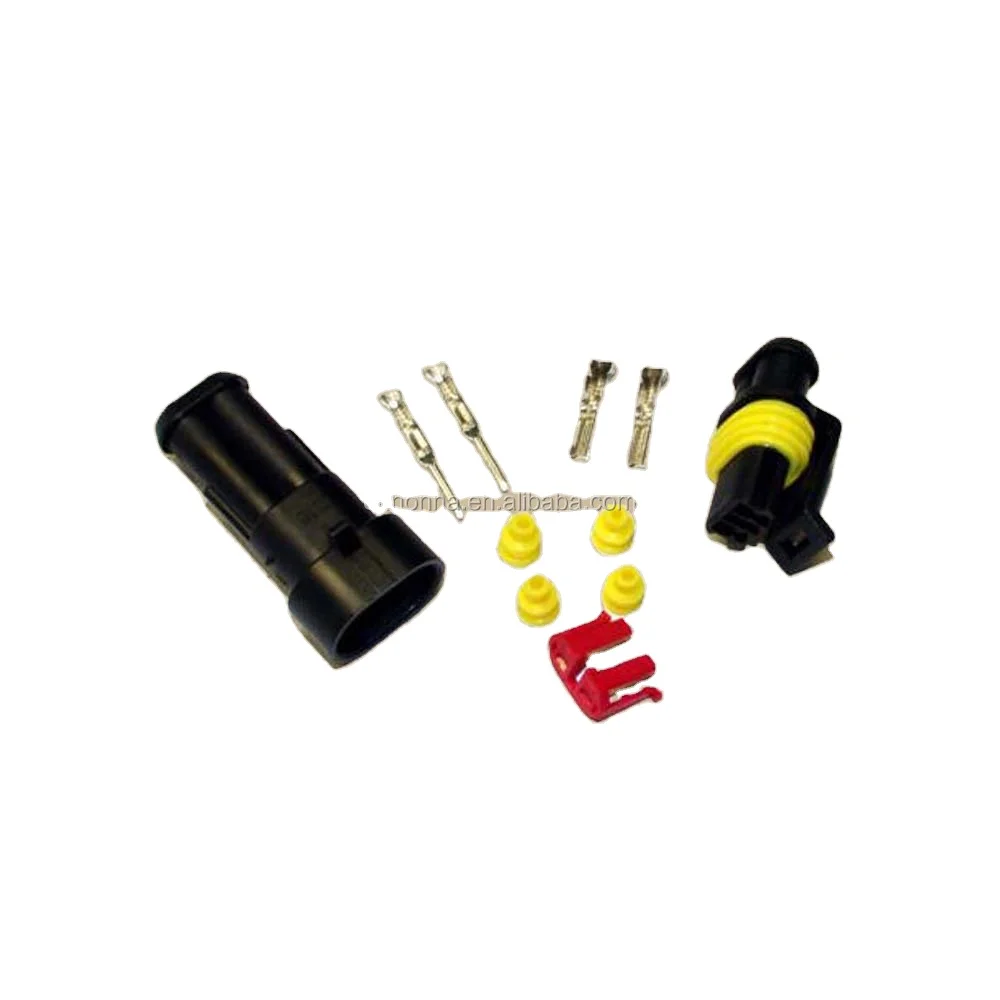 Superseal Amp/tyco-conectores De Terminales Eléctricos,Impermeables,1,2 ...