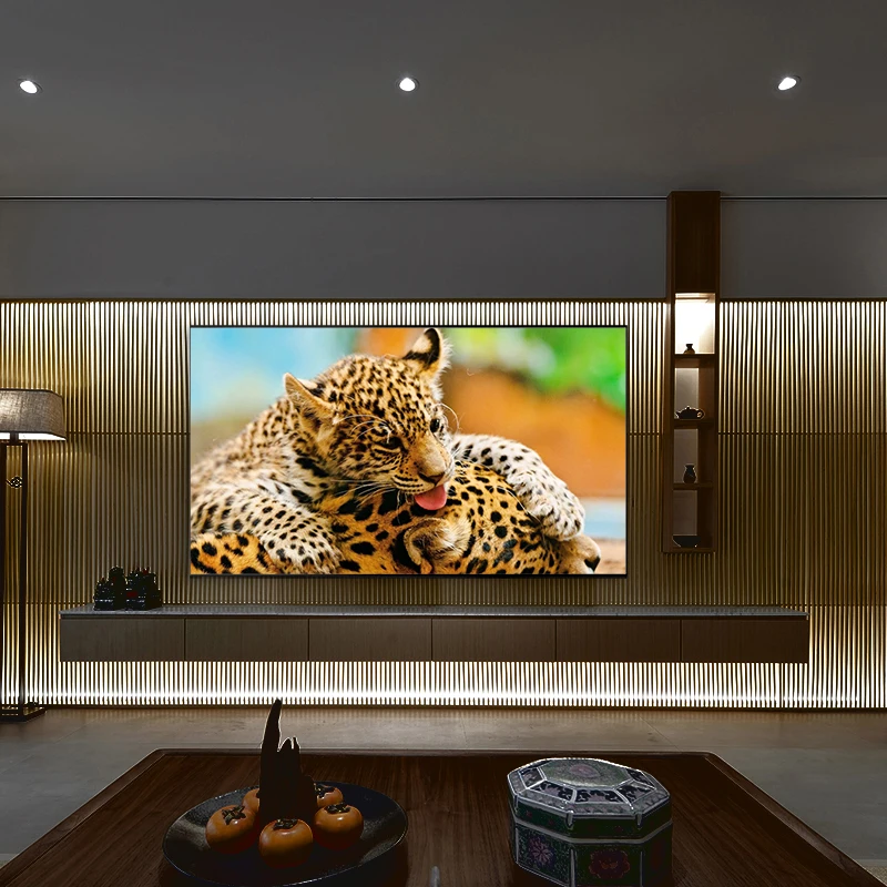 120 Inch Black Crystal 4K ALR Projection Screen Fabric 4K Long Throw ...