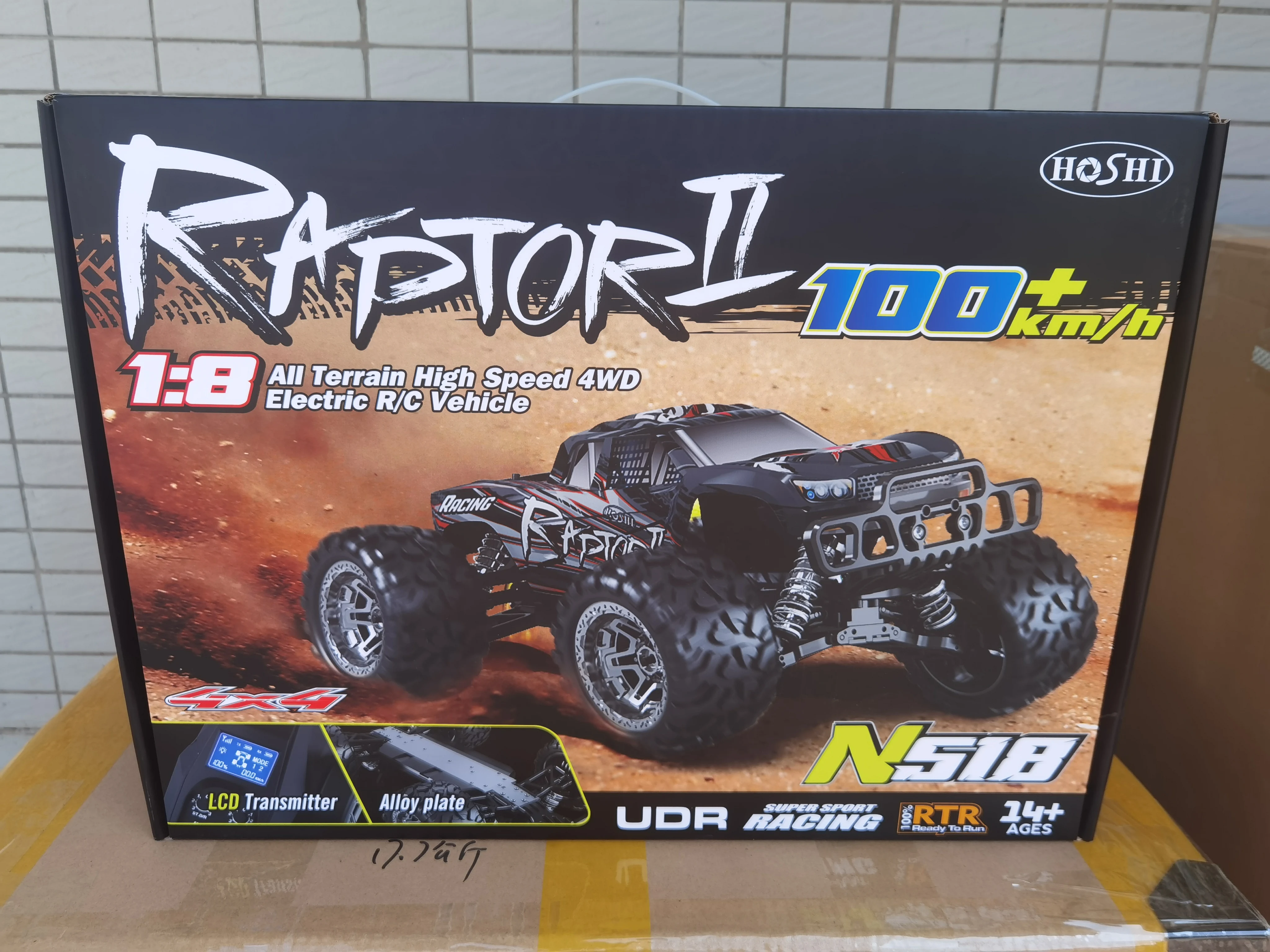 N518 Brushless Off-road Truck Racing Car Rc Car 4wd 1/8 Scale 100km/h+ ...