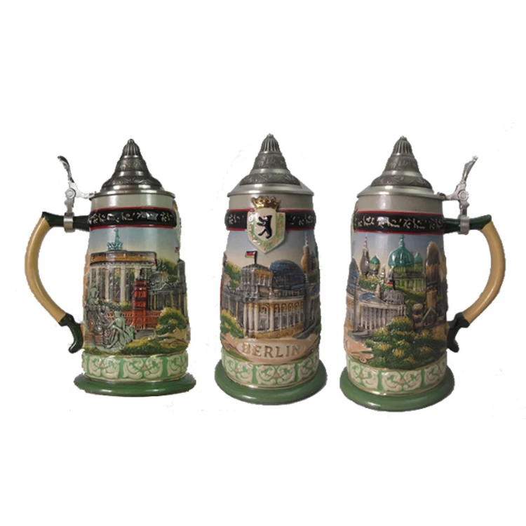 Collectibles Memorabilia Vintage Souvenir Ceramic German Mug with Lid ...