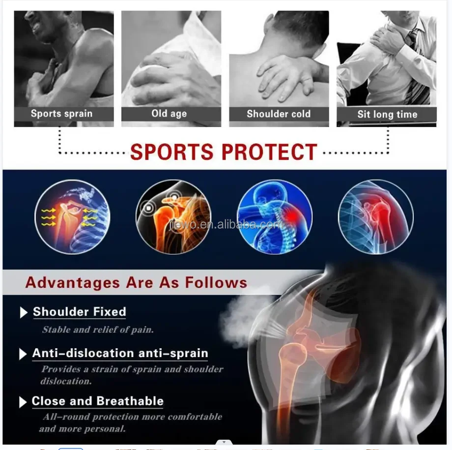 Shoulder Compression Sleeve - Non-Slip, Breathable Support