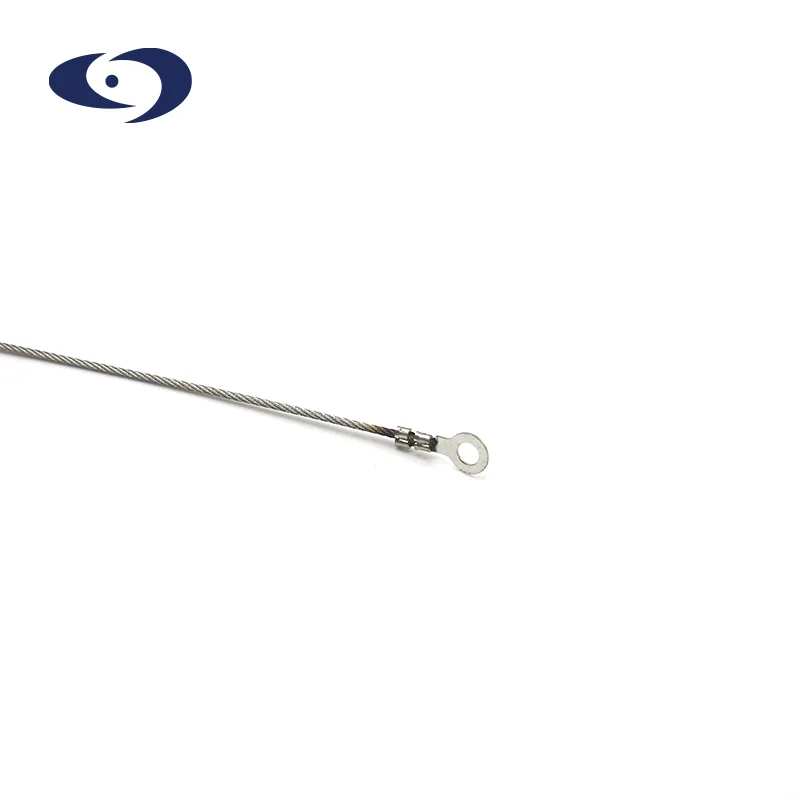 1.5mm Stainless Steel Wire Rope Cable With Eyelet Terminal Tube Crimp ...