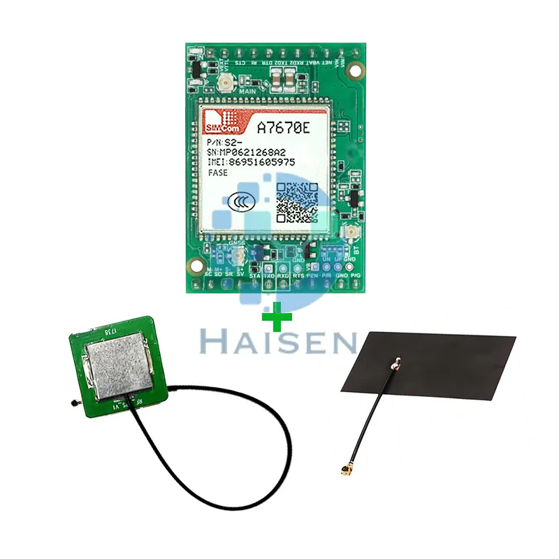 HAISEN SIMCOM A7670E-FASE Core Board - LTE Cat1+4g+2g+bt+gnss+voice
