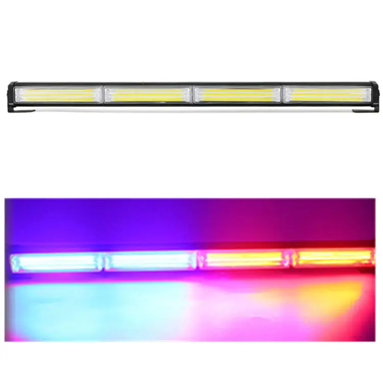 COB Strobe Flashing Light bar Rooftop Emergency Light bar Multi Color ...