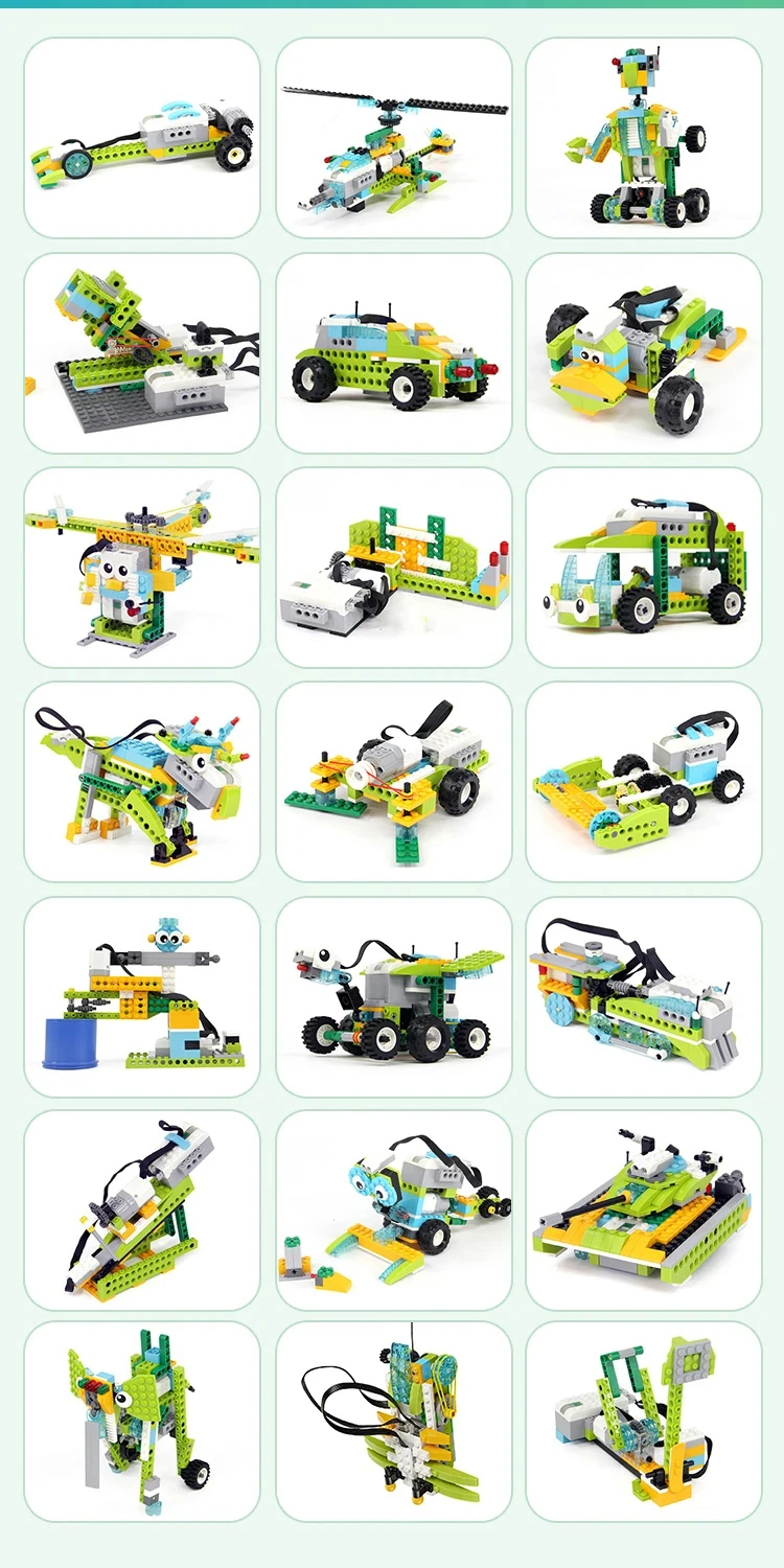 276pcs Bulk Bricks Moc Wedo 2.0 Robotics Construction Set Building ...