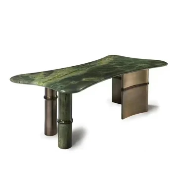Dark Green Quartzite Stone Worktop Reception Desk Table Vitoria Regia ...