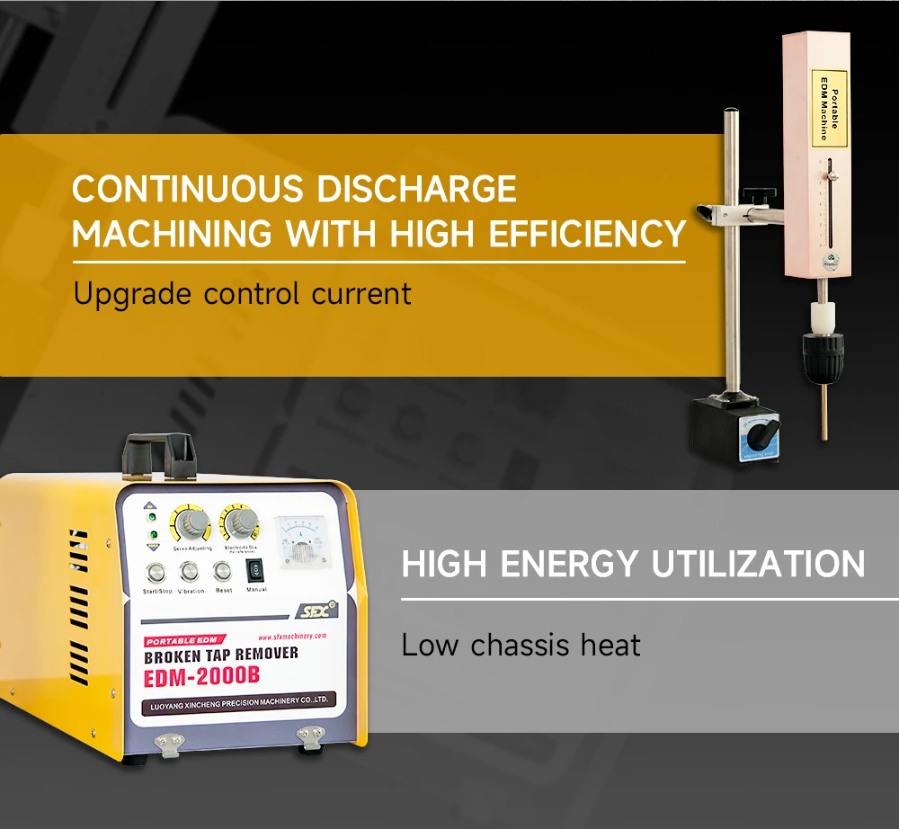110v/220v Mini Edm Machine Sfx 2000w Edm-2000b Small Edm Broken Tap ...