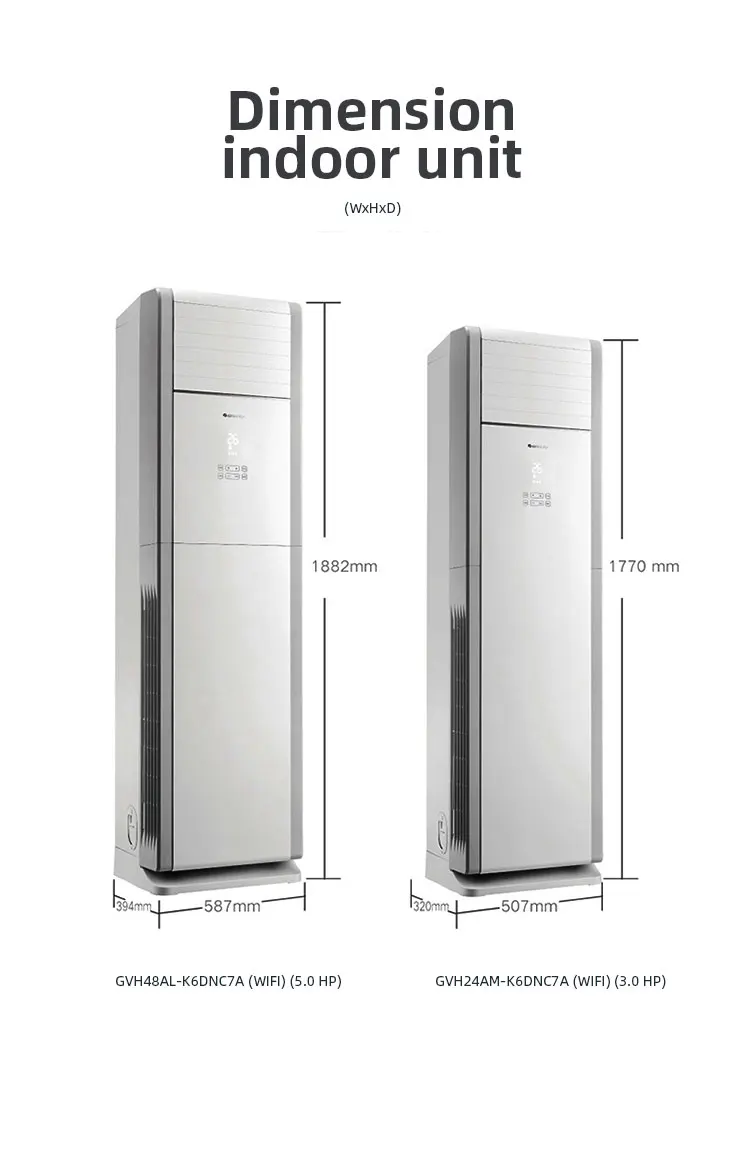 Gree Non-Inverter Standing Airconditioners - 24000btu to 48000btu