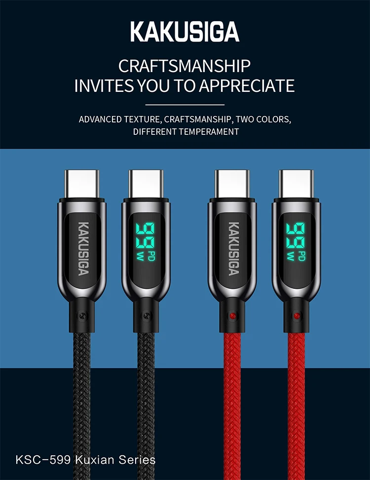 KAKUSIGA Fast Charging Cables - Super Speed & Reliability