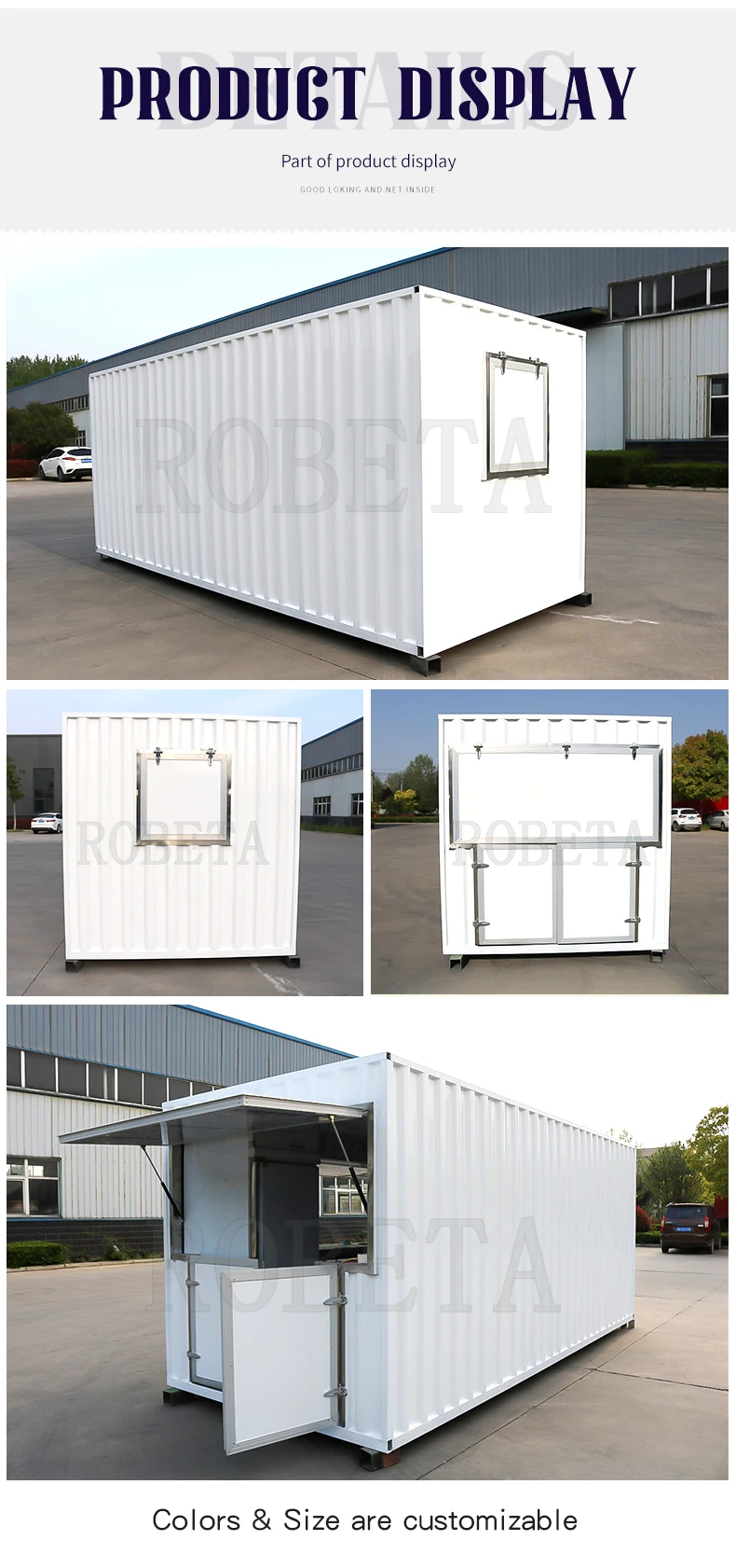 2022 Popular Customized Container Restaurant Container Trailer ...