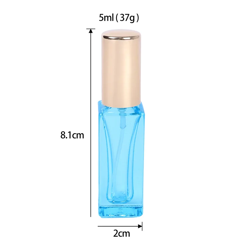 6ml Glass Colorful Perfume Sample Dispenser Bottle High-end Portable ...