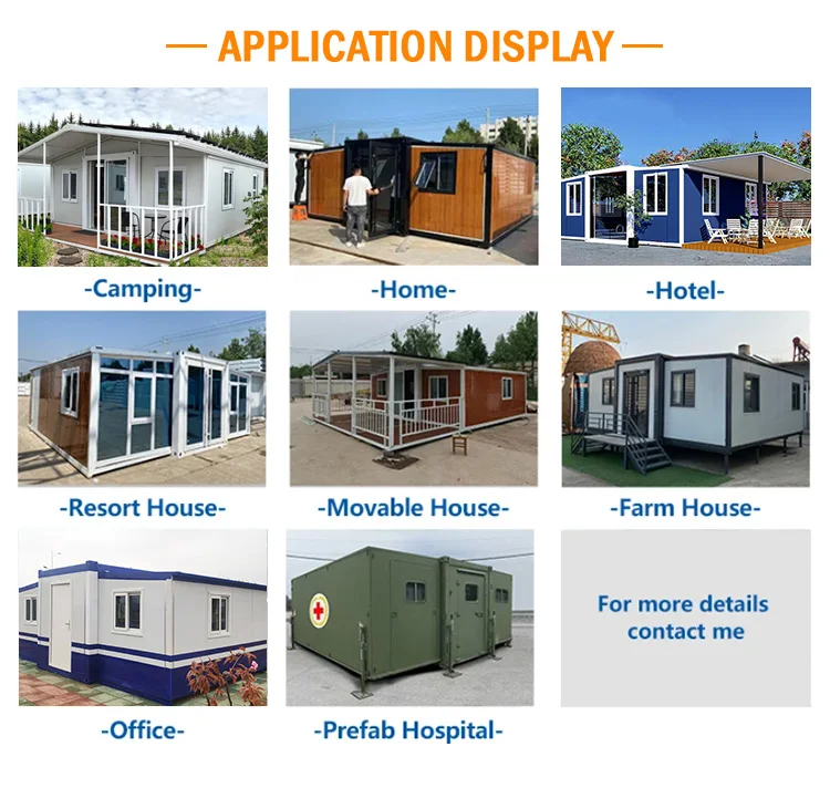 Ready Made Prefab Modular Homes Expandable Container House Collapsible ...
