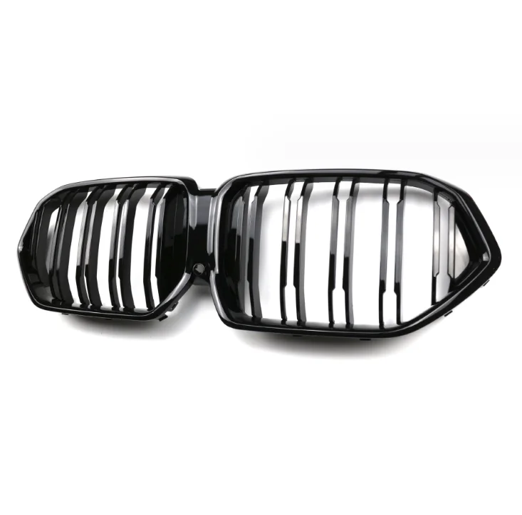 Gloss Black Dual Slats Front Bumper Grille For 2020-2023 Bmw X6 G06 ...