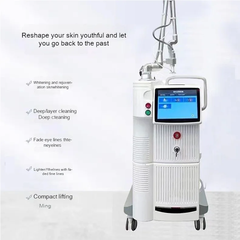 Vertical Facial Beauty Co2 Laser 10.0 Inch Screen Designed Anti-wrinkle ...