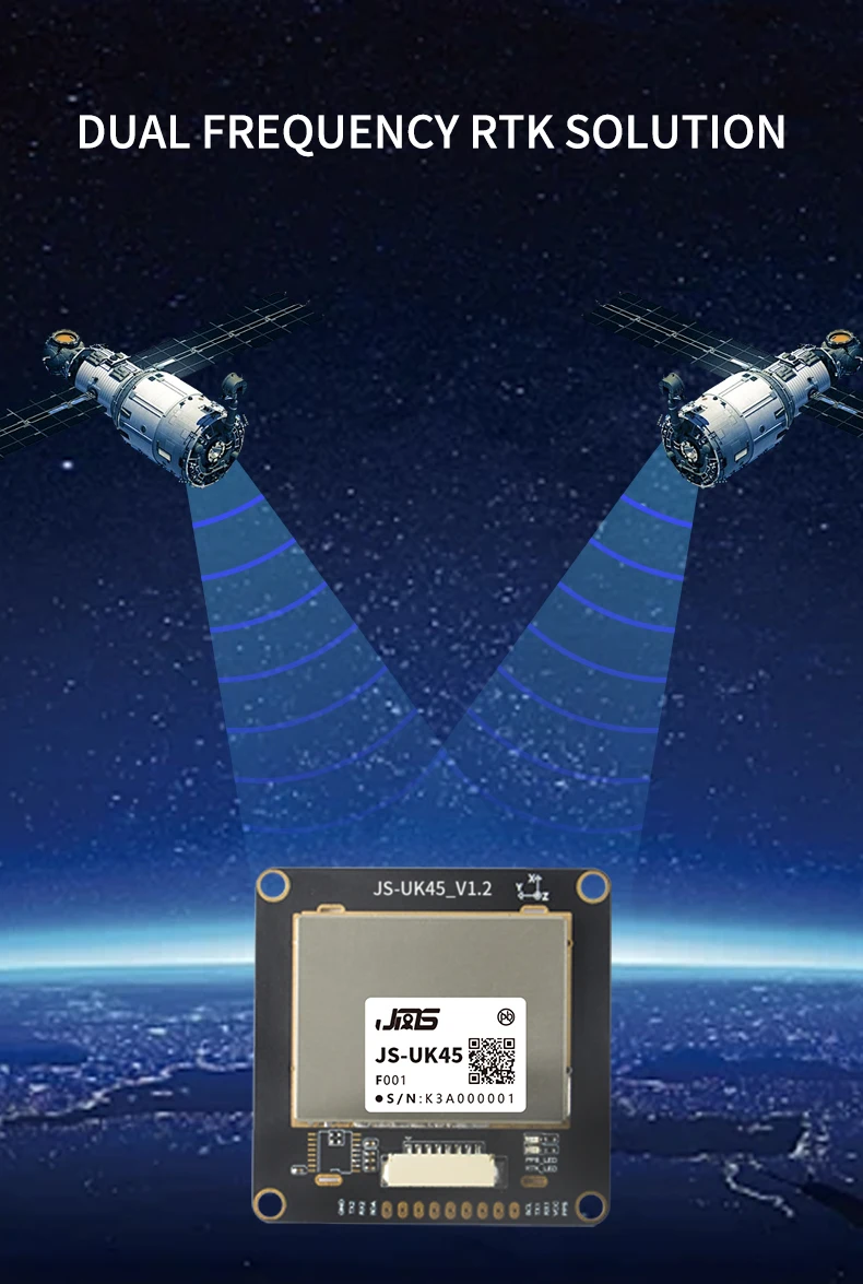 JS-AP55H High Performance Dual-Antenna GPS GNSS Receiver for Precision Agriculture RTK Antenna ...