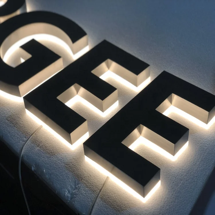 Custom Shop Store Front Logo Office Commercial Business Reception Led ...