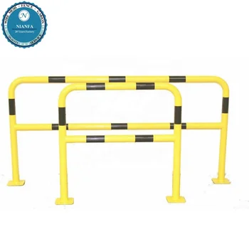 Flexible Warehouse Protection Machinery Guard Yellow Powder Coated ...