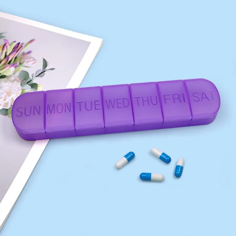Weekly 7 Grids Travel Promotional Pill Storage Case Large Capacity ...