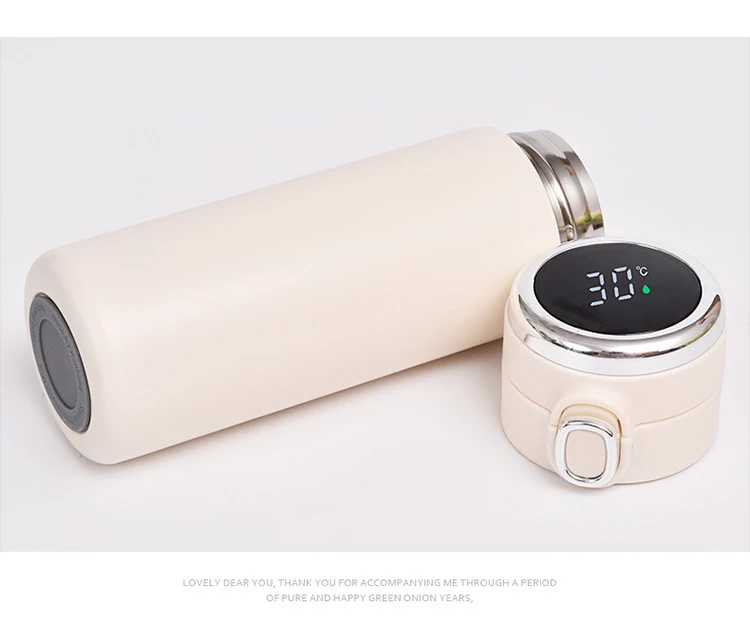 OEM Smart Mug Stainless Steel Vacuum Flask Led With Temperature Smart ...