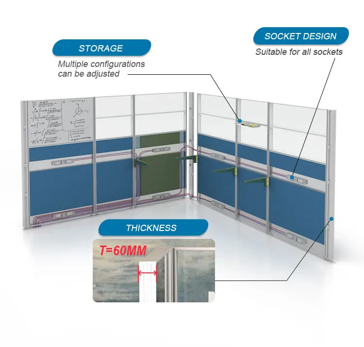 Office Furniture - High Quality Factory Call Center Cubicle
