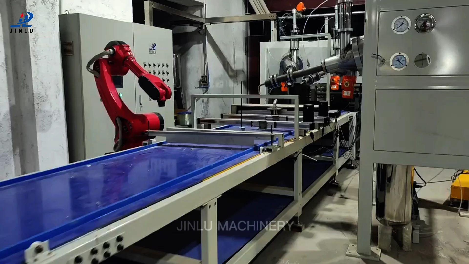 Jinlu High Production Efficiency Solid Surface Stone Corian Pure Acrylic Resin Casting Machine ...