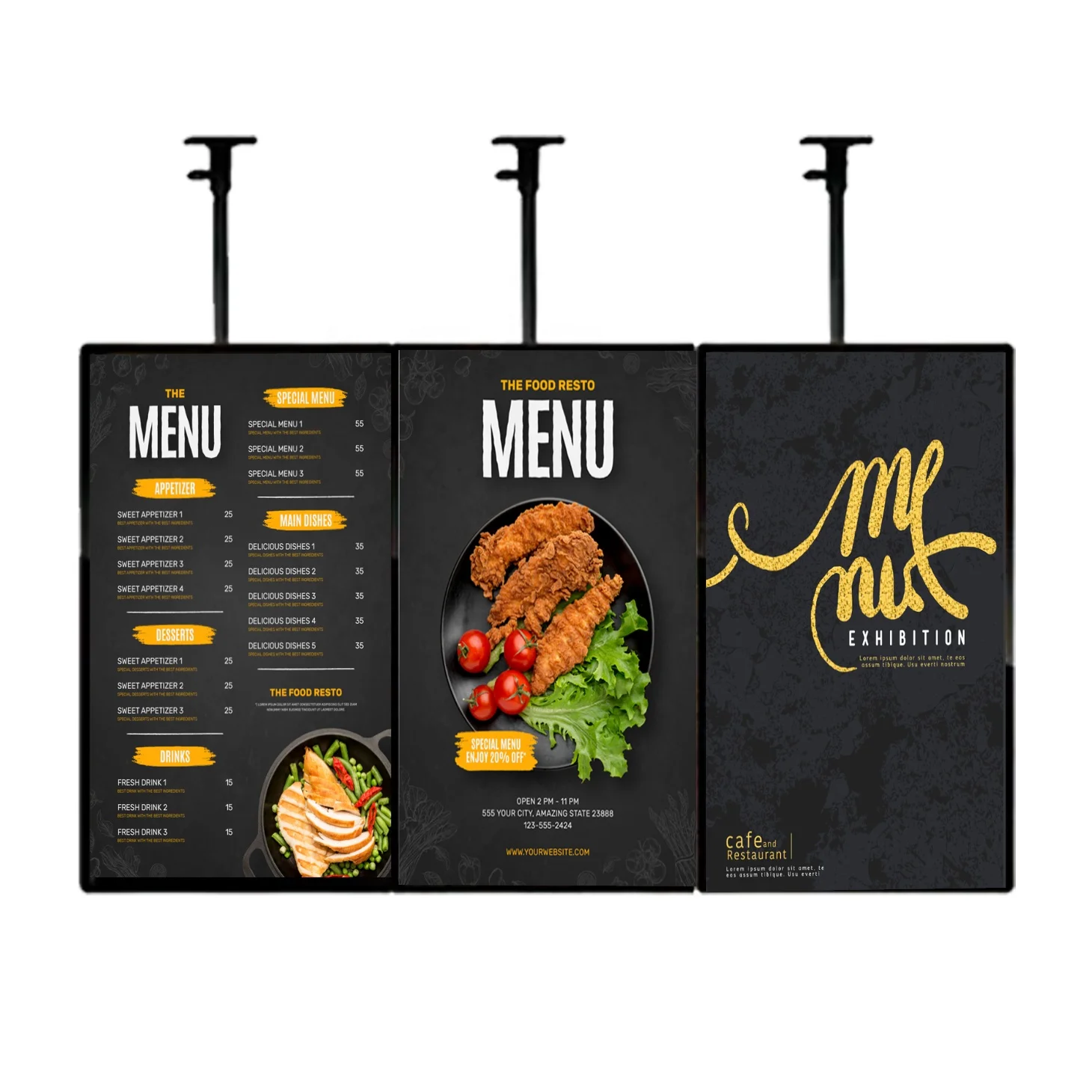 Customization Indoor 700cd/m2 High Brightness Sunlight Readable Digital ...