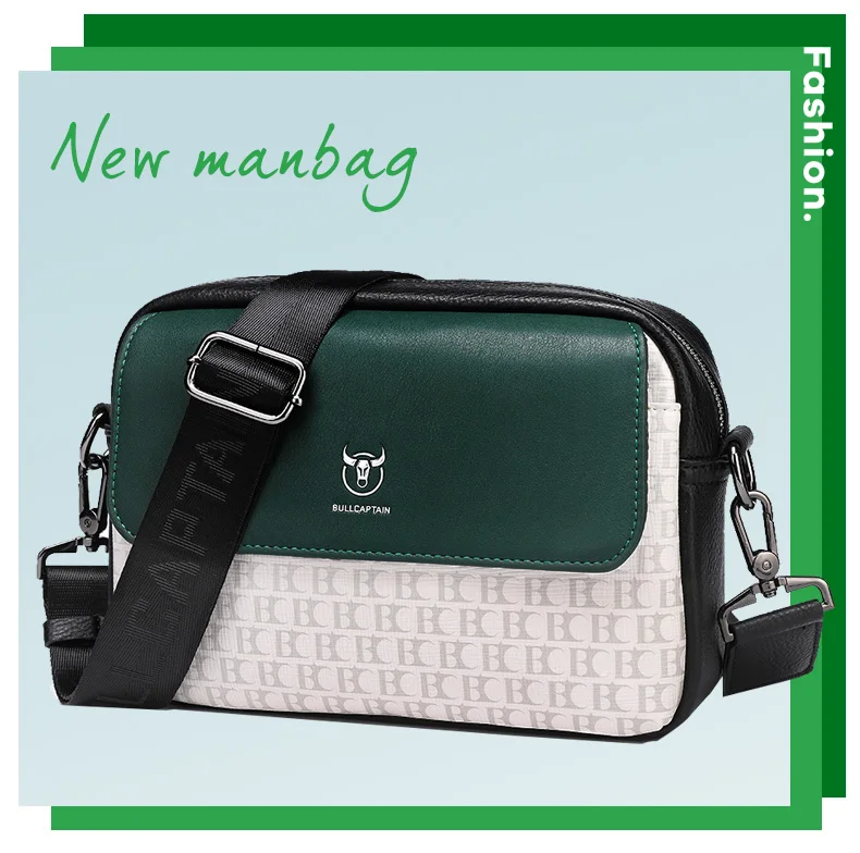 BULLCAPTAIN Messenger Bag - Versatile & Stylish Men's Handbag