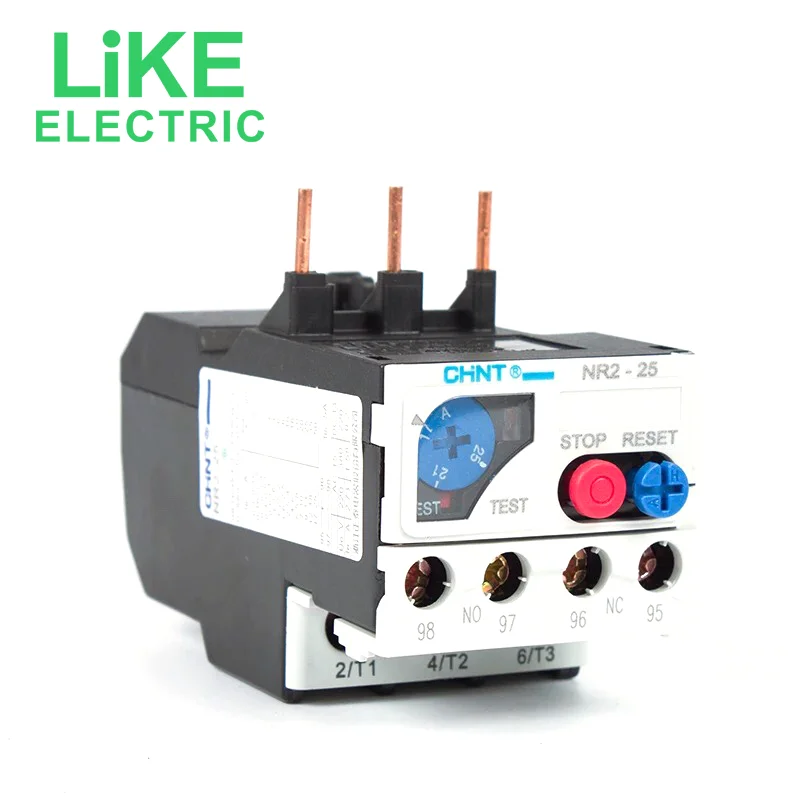 Chint Thermal Overload Relay NR2-25/Z 4-6A 240V 415V Thermal Overload Relay Ta 200A Motor ...