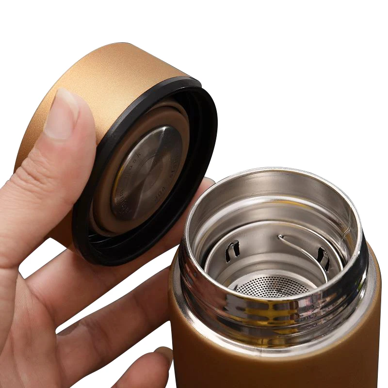 Custom 500ml Thermos Water Bottle Cup Insulated Termo Stainless Steel ...