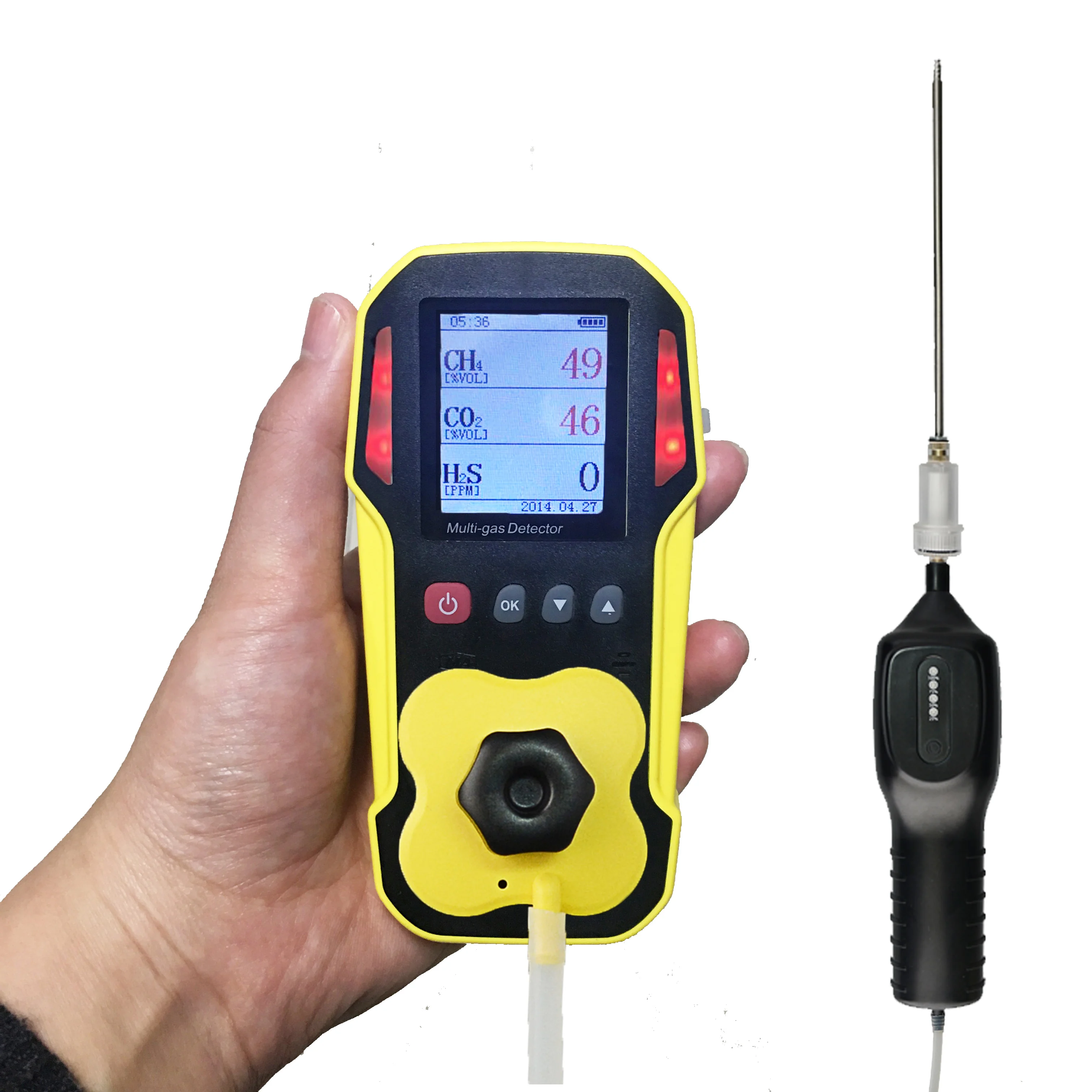Portable Biogas Analyzer - Accurate CH4, CO2, H2S Detection