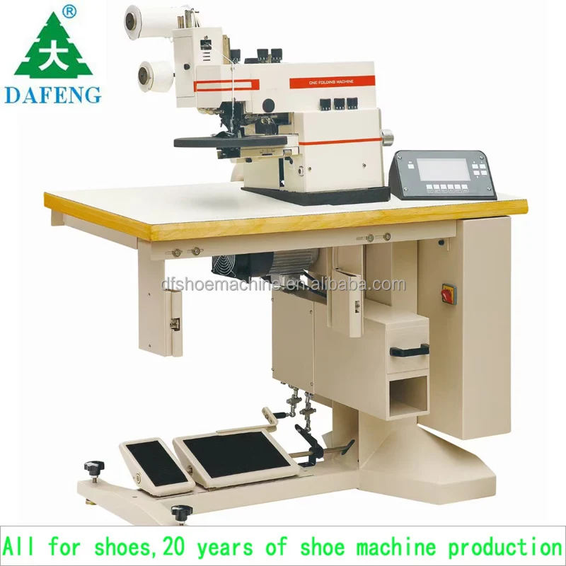 Computer Automatic Shoe Upper Leather Edge Hot Cementing Gluing Folding ...