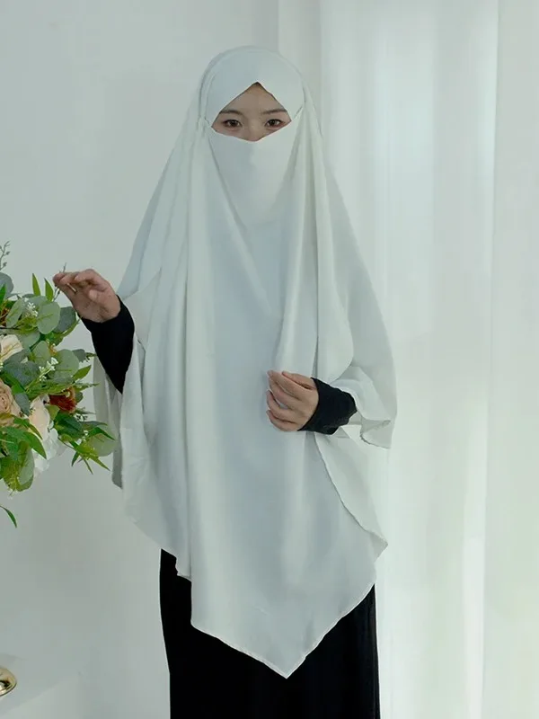 Turkiye Longue Hijab Long Women Khimar Long Muslim Women Design Complet En Soie De Medine Jazz ...