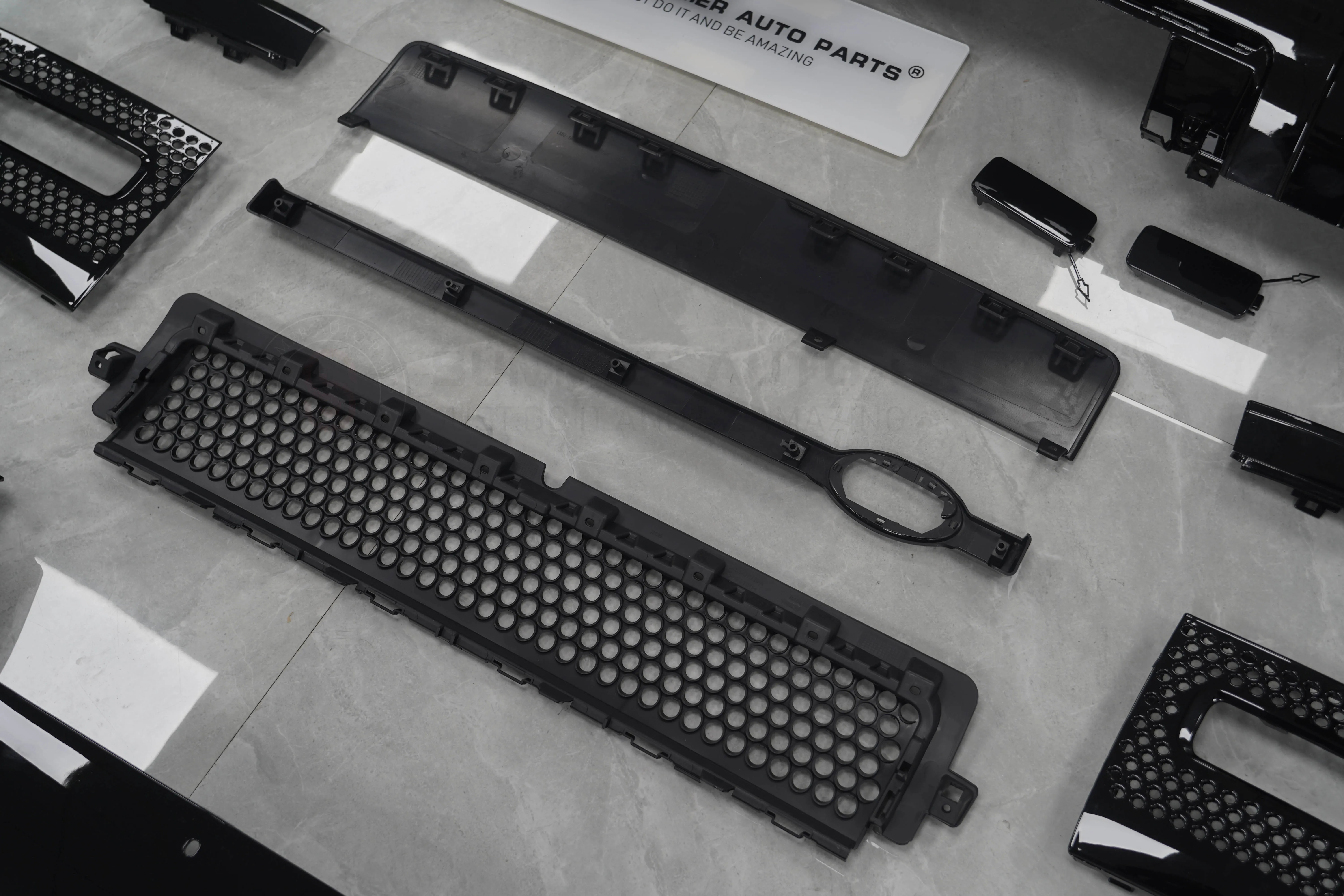 Summer Auto Parts New Design Gloss Black Front Bumper Body Kit For Land ...