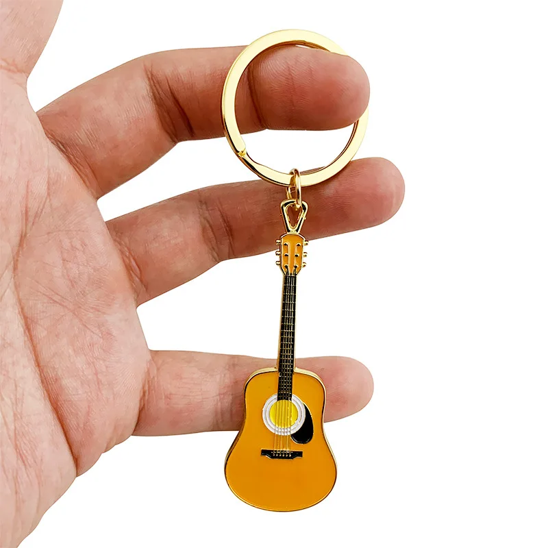 Acoustic Guitar Keychain